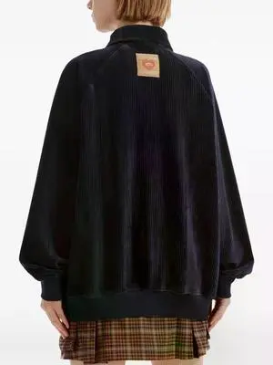 FINGERCROXX Corduroy Half-zip Sweater