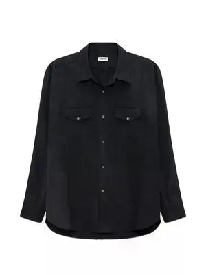 Simkhai Carter Refined Workwear Shirt - Black