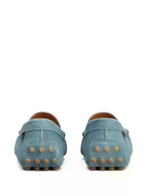 TOD'S Gommino Suede Ballet Flats - Blue