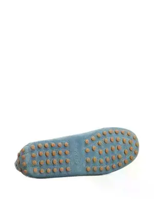 TOD'S Gommino Suede Ballet Flats - Blue