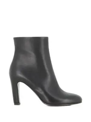 DEL CARLO Pat 12027 Leather Ankle Boots - Black