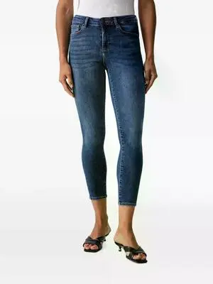 FRACOMINA Whiskered Cropped Jeans