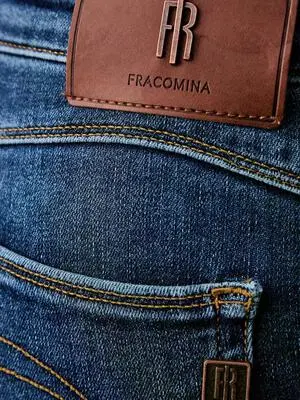 FRACOMINA Whiskered Cropped Jeans