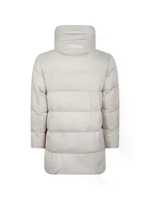 MONTECORE Quilted Hooded Coat - Neutrals