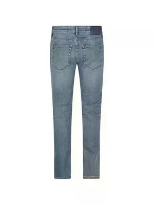 PT TORINO Faded-effect Whiskered Jeans