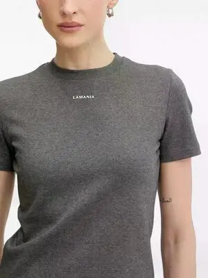 LA MANIA Ann Logo-print Short-sleeve T-shirt