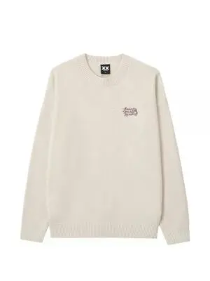 FINGERCROXX Embroidered Logo-patch Sweater