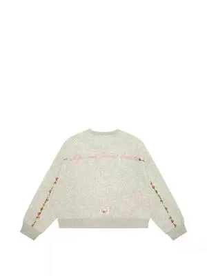 AAPE BY *A BATHING APE Floral-embroidered Logo-patch Sweatshirt