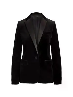 Ralph Lauren Velvet Single-breasted Blazer