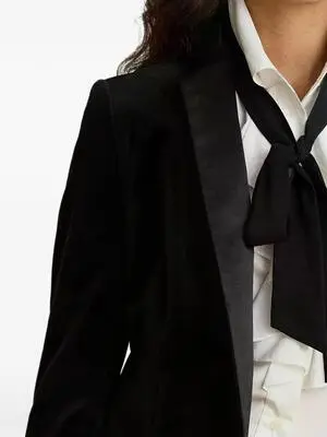 Ralph Lauren Velvet Single-breasted Blazer
