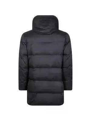 MONTECORE Quilted Hooded Coat - Blue