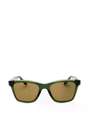 FERRAGAMO Rectangle-frame Sunglasses - Green