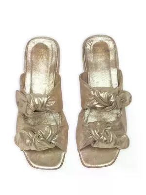 Officine Creative Suki Knotted Leather Sandals
