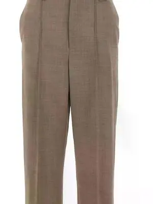 Fabiana Filippi Stitched-crease Straight-leg Trousers