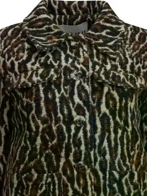 GANNI Leopard Blazer