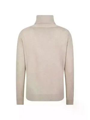 BALLANTYNE Argyle-intarsia Sweater - Neutrals