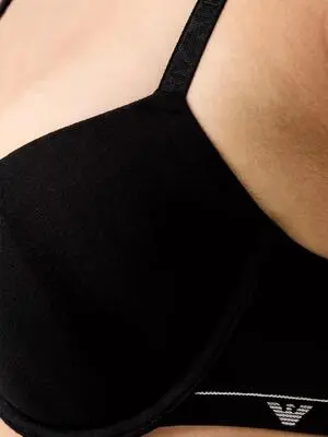 Emporio Armani Logo-tape Push-up Bra