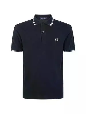 Fred Perry Twin-tipped Polo Shirt - Blue
