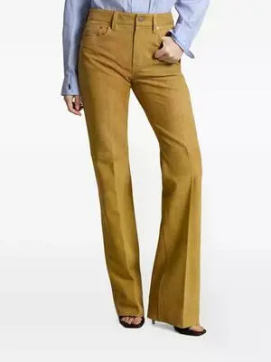 Polo Ralph Lauren Lamb-suede Bootcut Trousers