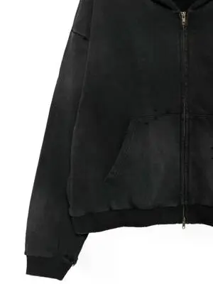 FOUND Distressed Zip-up Hoodie