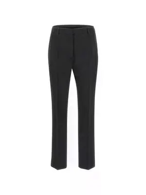 Filippa K Pressed-crease Slim-fit Trousers - Black