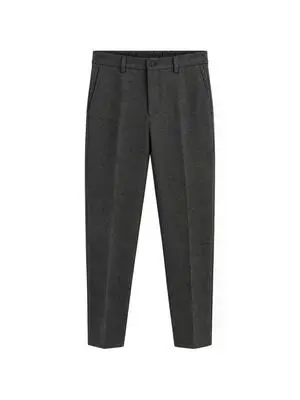 Seventy Pressed-crease Tailored Trousers - Grey