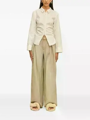 Cult Gaia Senne Ruched Shirt