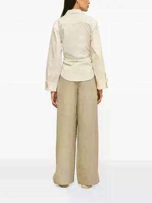 Cult Gaia Senne Ruched Shirt