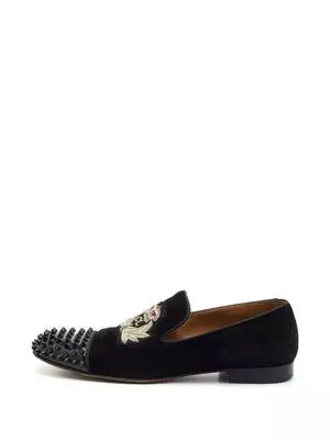 CHRISTIAN LOUBOUTIN Captain Loubi Spiked Slippers