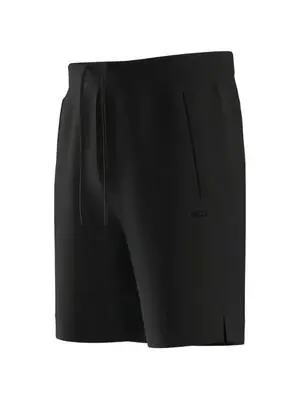 BOSS Logo-embroidered Shorts In Cotton-blend Piqué Jersey