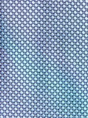 Zegna Geometric-pattern Silk Tie - Blue