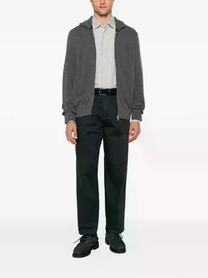 Marc O'polo Zip-up Knitted Cardigan - Grey