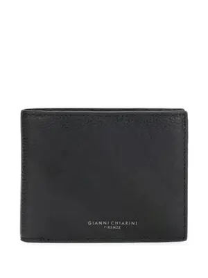 GIANNI CHIARINI Grainy Leather Wallet - Black