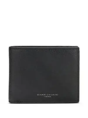 GIANNI CHIARINI Grainy Leather Wallet - Black