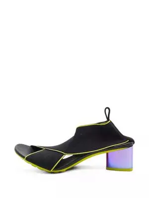 Bottega Veneta Flex Logo-embroidered Sandals - Black