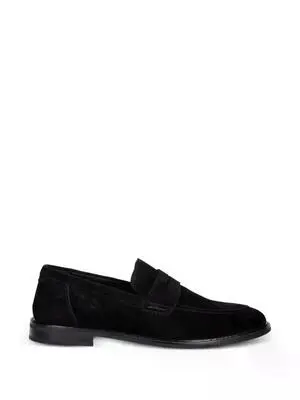Gant Suede Penny Loafers - Black