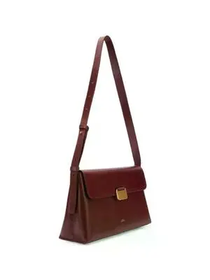 A.p.c. Medium Simone Leather Shoulder Bag