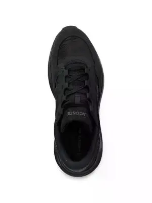 Lacoste Elite Active Evo Logo-patch Sneakers - Black