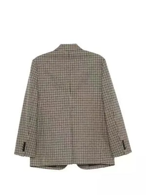 DUNST Check Single-breasted Blazer