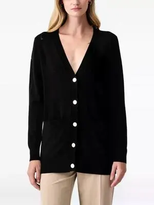 FRACOMINA V-neck Cardigan - Black