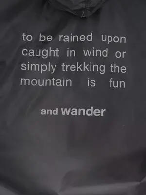 AND WANDER Waterproof Ripstop Hooded Poncho