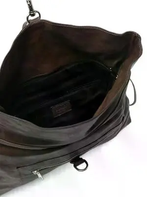 SOMMET Blekleem Roll-top Leather Backpack