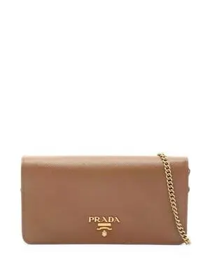 Prada 2010s Saffiano Leather Cross Body Bag