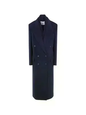 IVY OAK Iocirce Double-breasted Coat - Blue