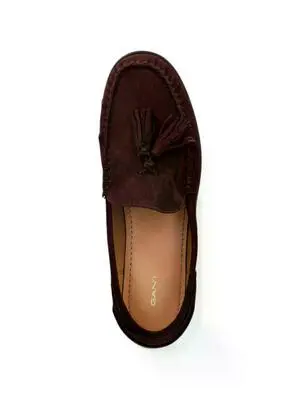 Gant Tassel-detail Suede Loafers