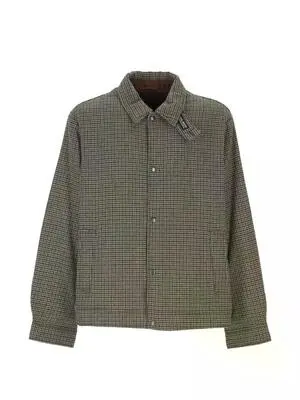 Woolrich Houndstooth-pattern Snap-fastening Jacket
