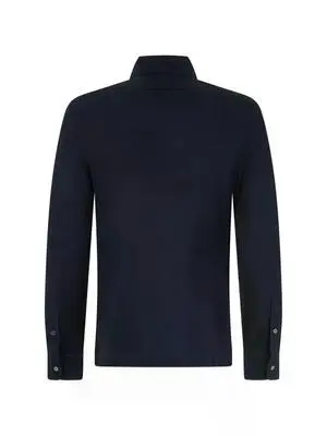 Zegna Long-sleeved Polo Shirt