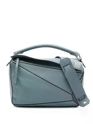 Loewe 2000s Medium Puzzle Satchel Bag Blue