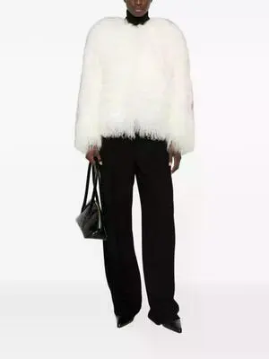 Ermanno Scervino Round-neck Faux-fur Jacket