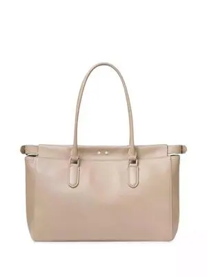 Fendi Small Peekaboo Grained Leather Tote Bag